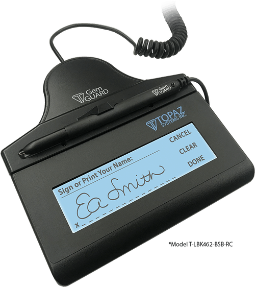 SignatureGem LCD 1x5 Signature Pad - Topaz Systems